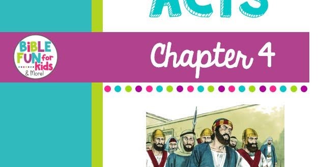 Acts Chapter 4 | Bible Fun For Kids Acts Chapter 4 | Bible Fun For Kids
