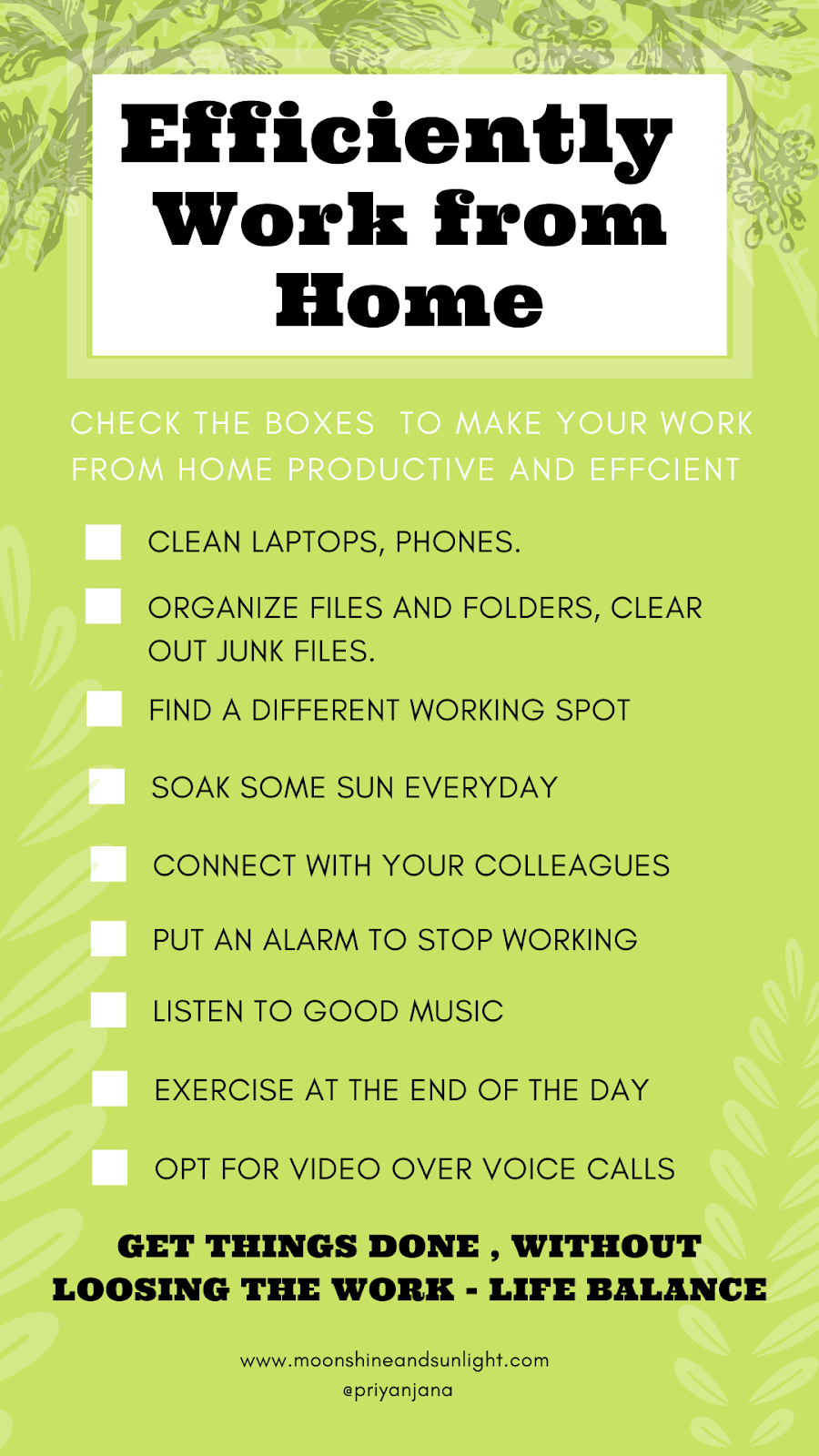 Tips on effectively working from Home during the Lockdown