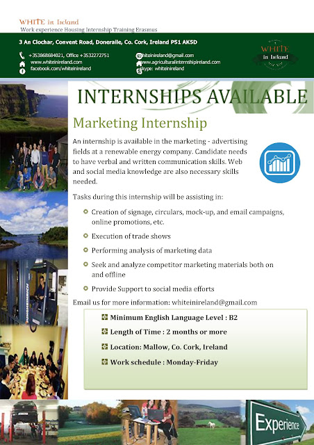 Work experience Housing Internship Training Erasmus in Ireland ...