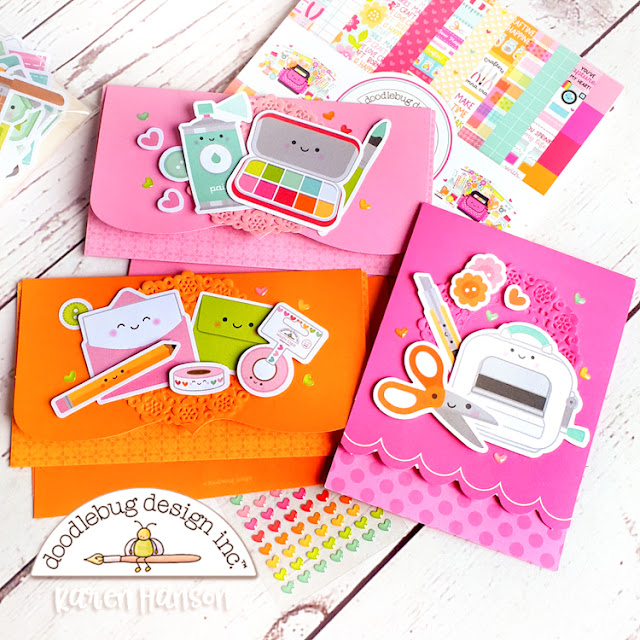 Doodlebug Design Inc Blog: CUTE & CRAFTY FUN CARDS | with Karen