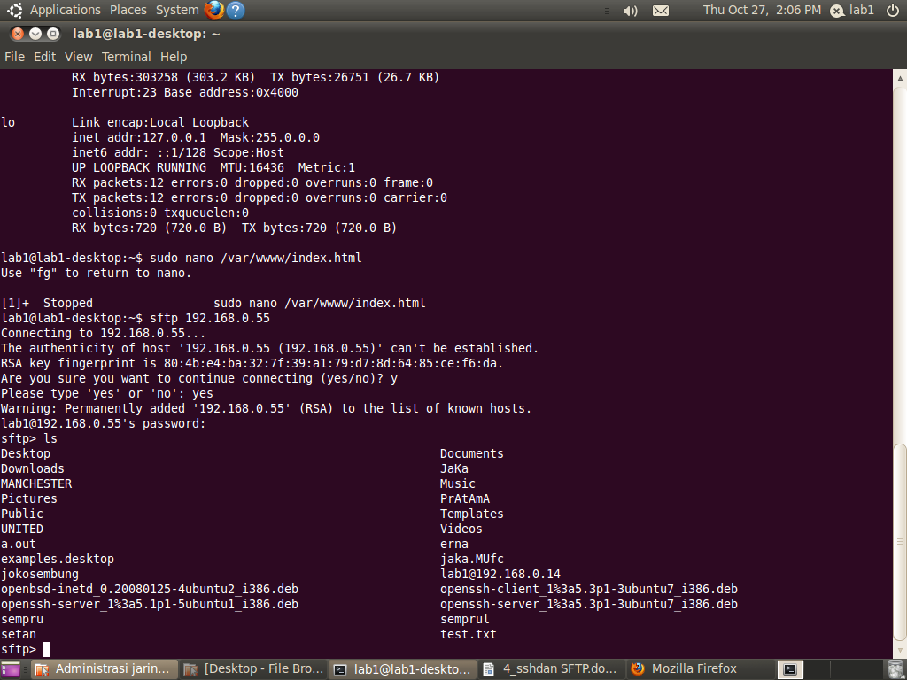 CWE MNZ: TEORI DASAR SSH, SCP, SFTP