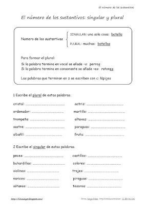Cositas de AL y PT: El número de los sustantivos 02