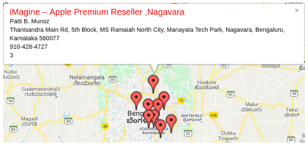 Custom Info Window on Map - Map My Sheet - New Feature Launch