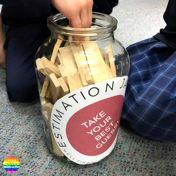 BUILDING NUMBER SENSE - MAKING AN ESTIMATION STATION | you clever monkey