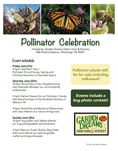 Putting Down Roots: Maren's List: Jun 21-23: Pollinator Celebration