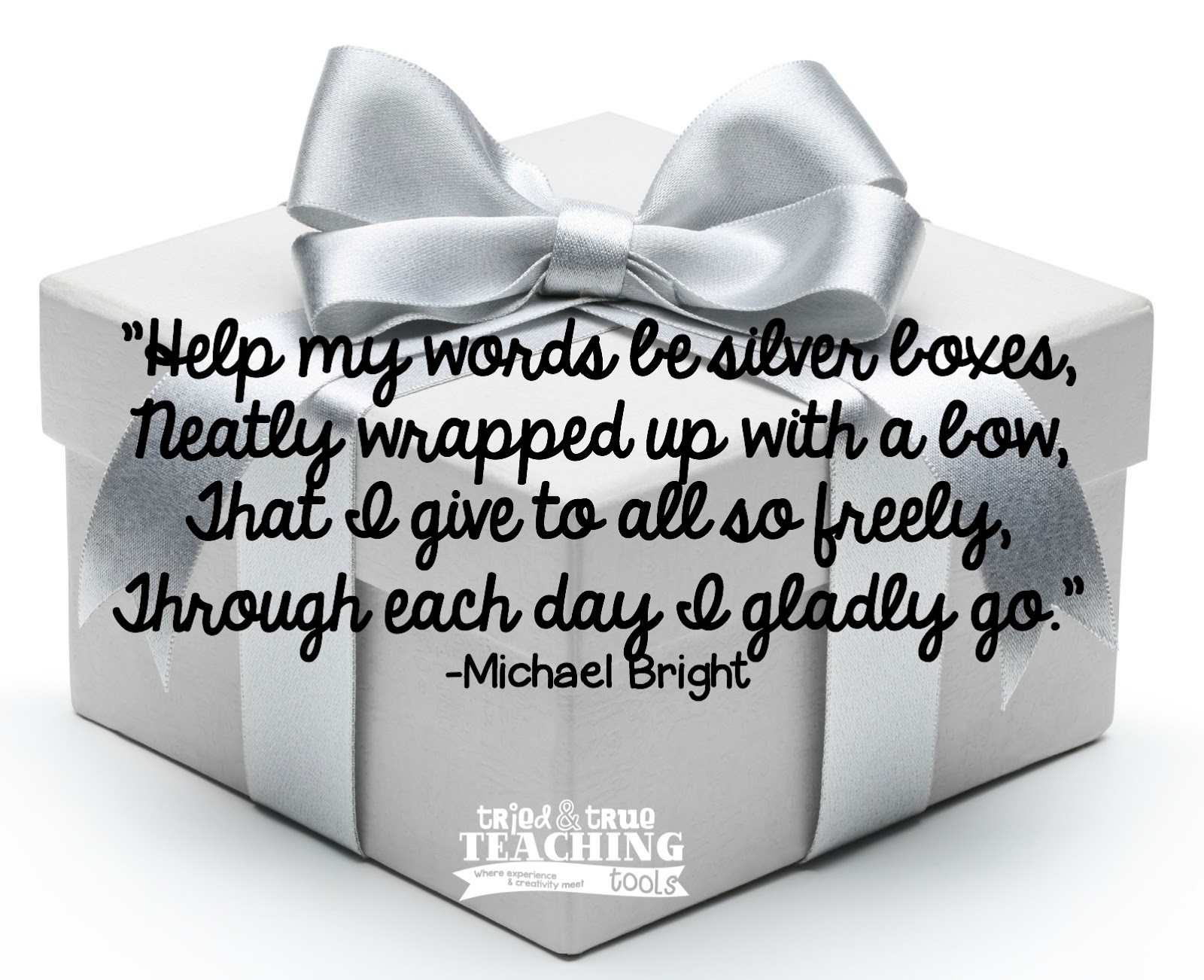 Silver Boxes: Gifts of Encouragement | Tried and True Teaching Tools