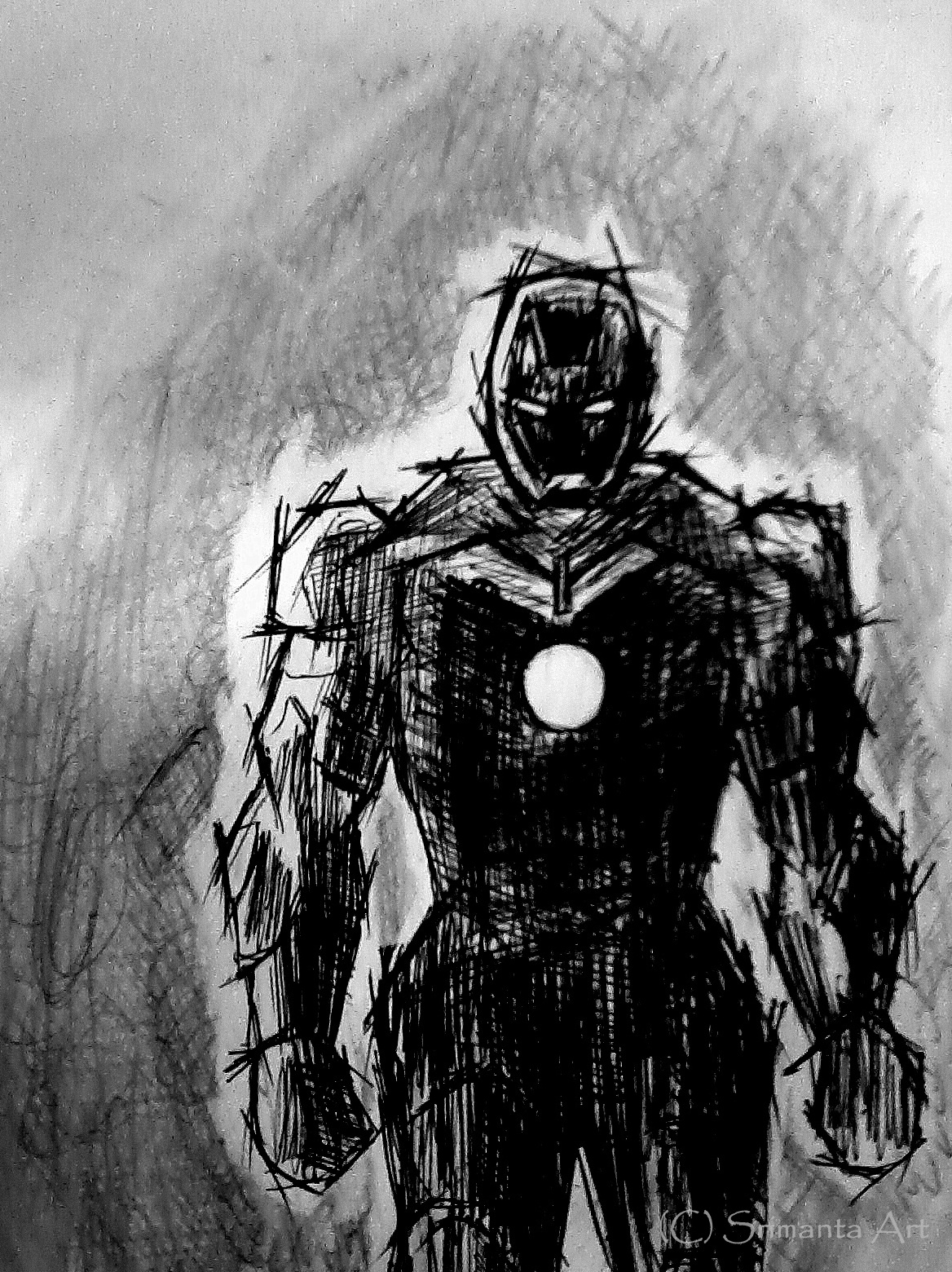 SRIMANT'S SKETCHBOOK: Shadow of the Iron Man