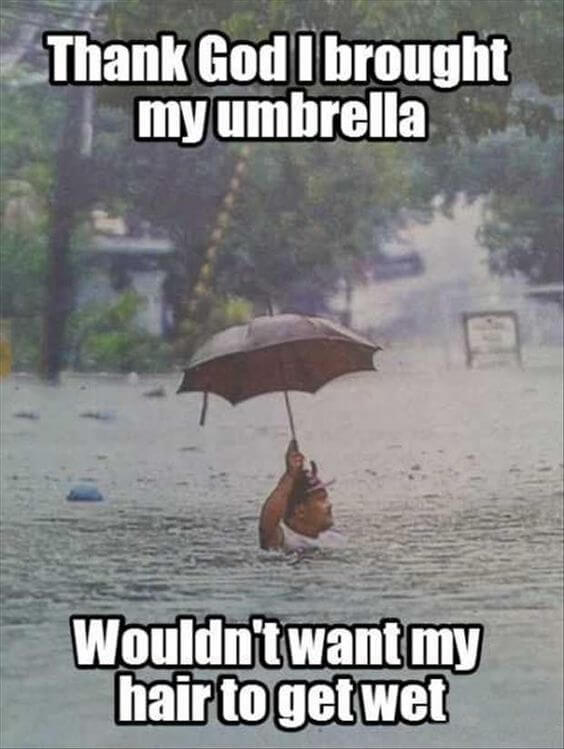 Funny Rain Quotes, Captions, Sayings, Jokes and Memes