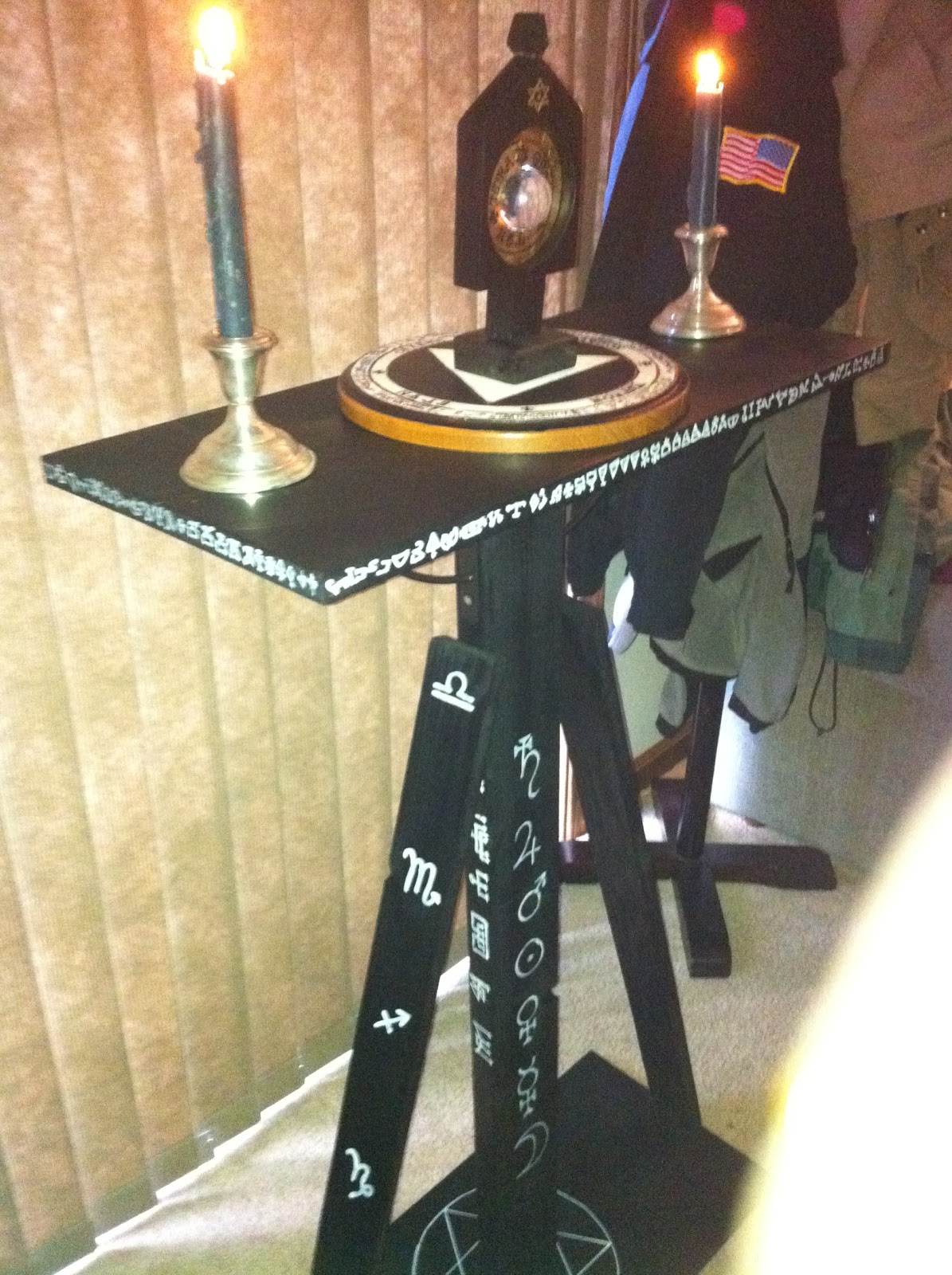 A Magician's Workings: The Planetary Spirit Altar for the Trithemius Table