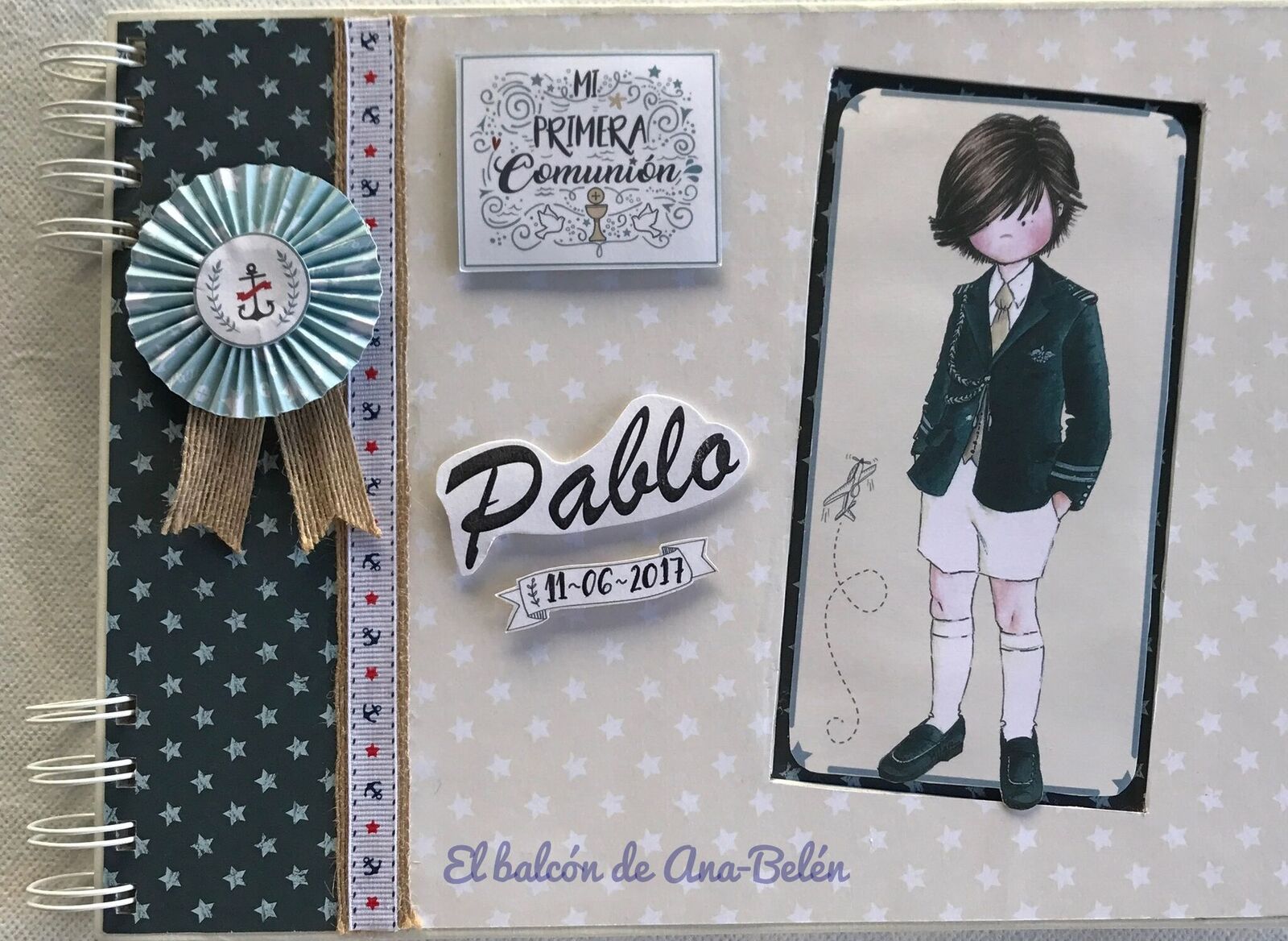 El balcón de Ana-Belén: LIBRO DE FIRMAS CON CAJA PABLO
