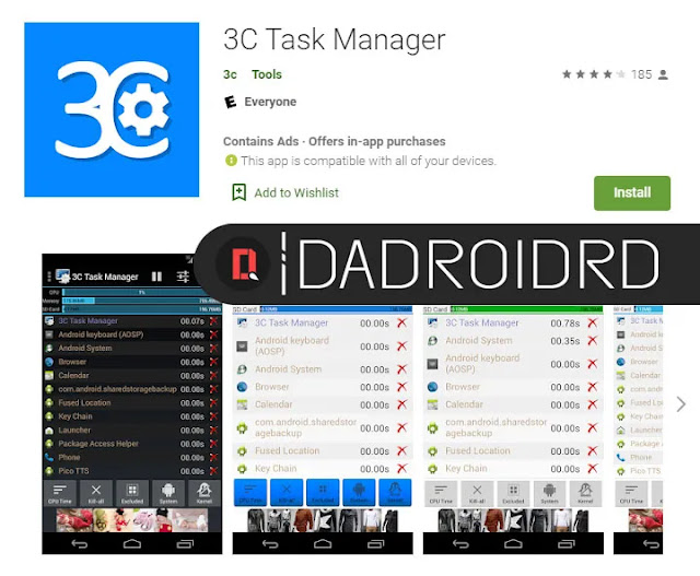 Aplikasi Task Manager (System Monitoring) Android terbaik | DADROIDRD