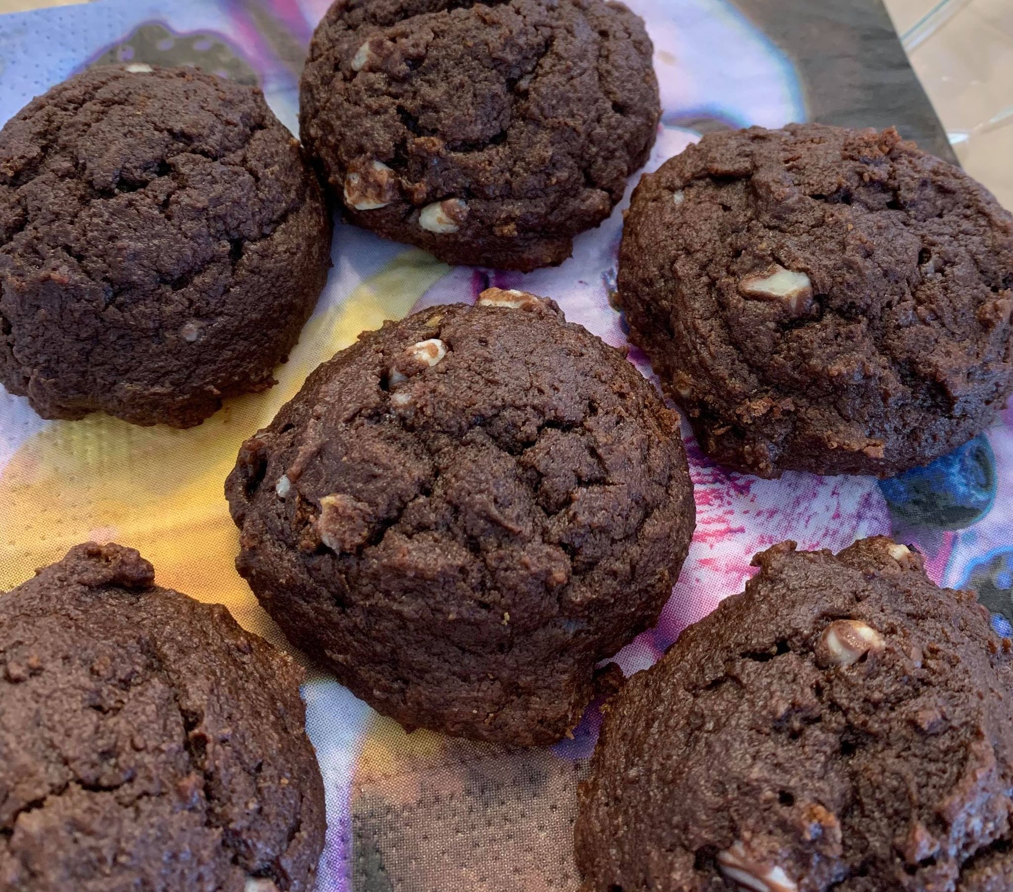 Biscuits moelleux double chocolat