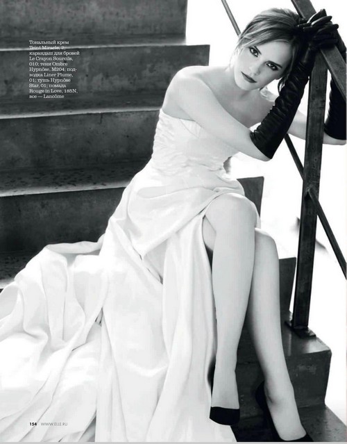 Emma Watson Updates Emma Watson In Elle Russia March