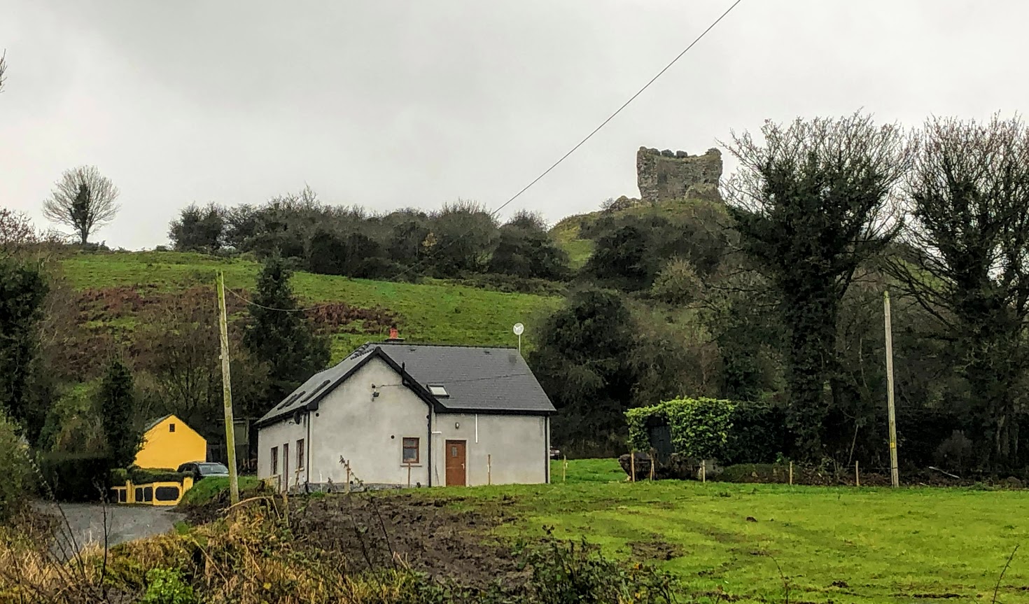 Patrick Comerford: Shanid Castle, a hill-top ruin near Shanagolden, was ...