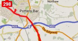 Great British Bus Routes: 298: Arnos Grove - Potters Bar
