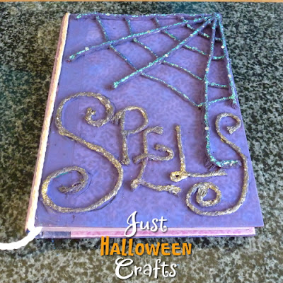 How to Make a Witch Spell Book Tutorial