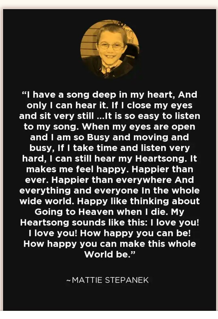 LEAVING A LEGACY: AN ESSAY ON THE LIFE OF MATTIE STEPANEK WHO DIED AT ...