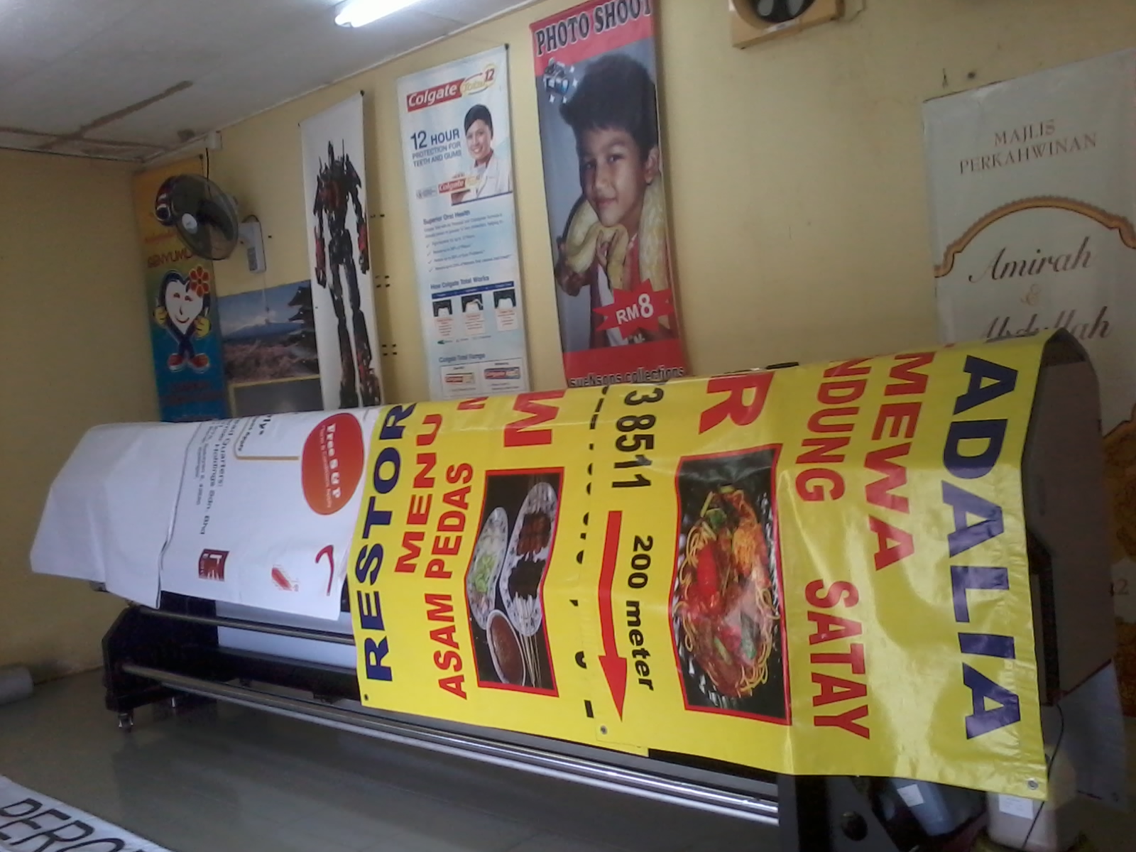 Blog Kad Kahwin: Bunting Dan Banner Kahwin 09 : Contoh dah siap