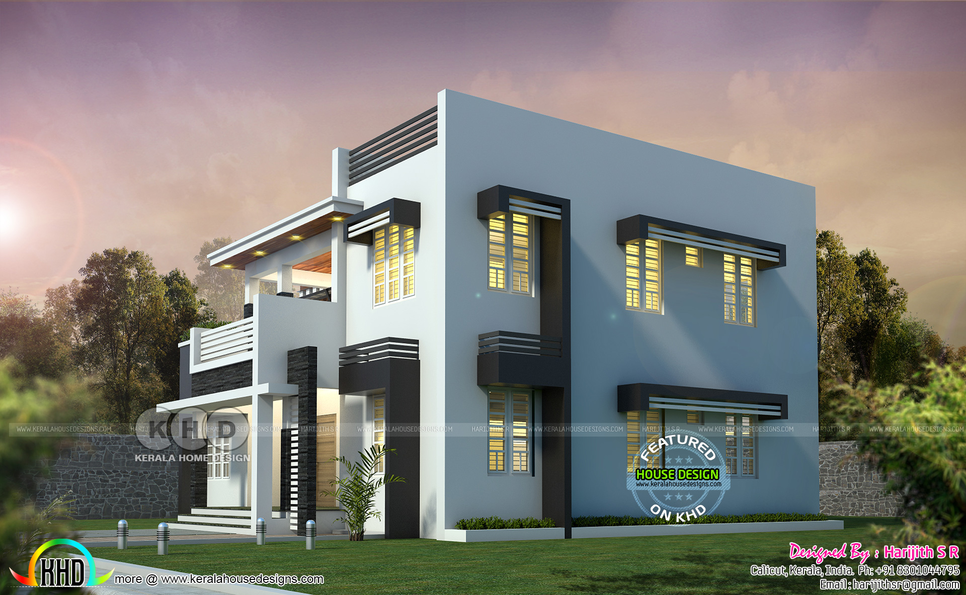 May 2019 house designs starts here - 2161 sq-ft home - Kerala Home ...