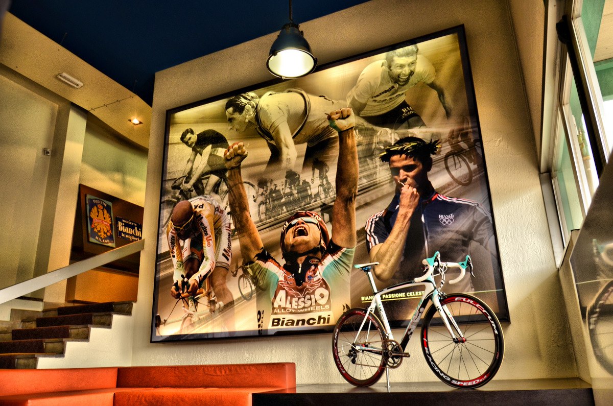 bianchi factory in treviglio bergamo milan italy