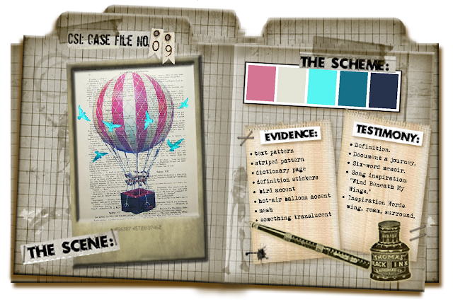 Little Scraps of Magic: Regal {CSI Case File No. 9}