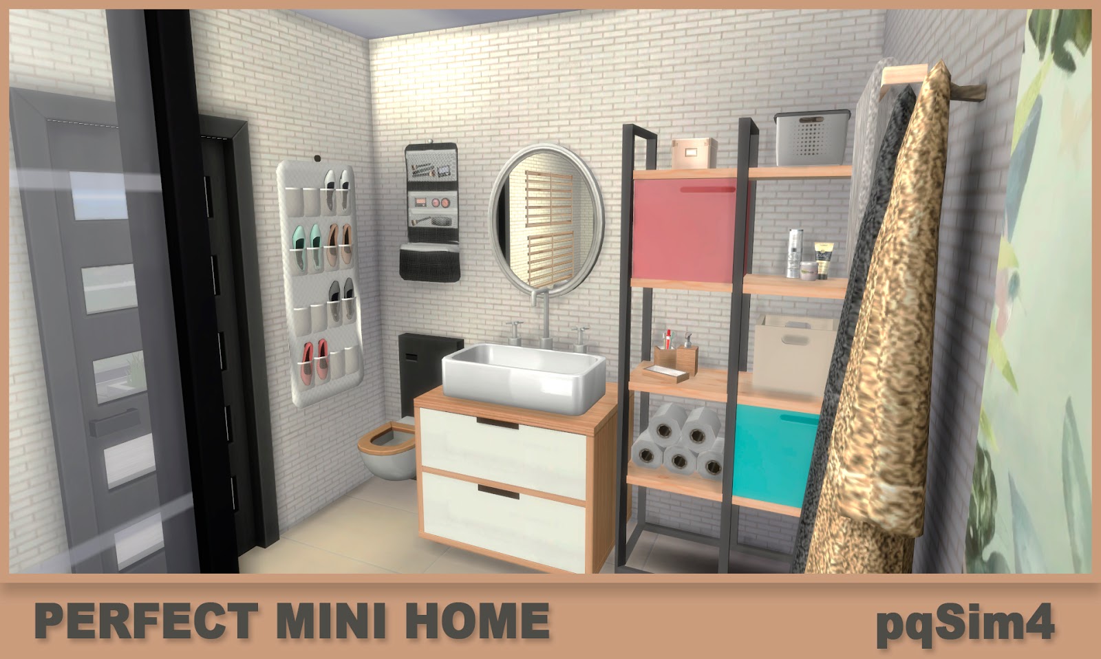 Perfect Mini Home. The Sims 4 Speed Build.