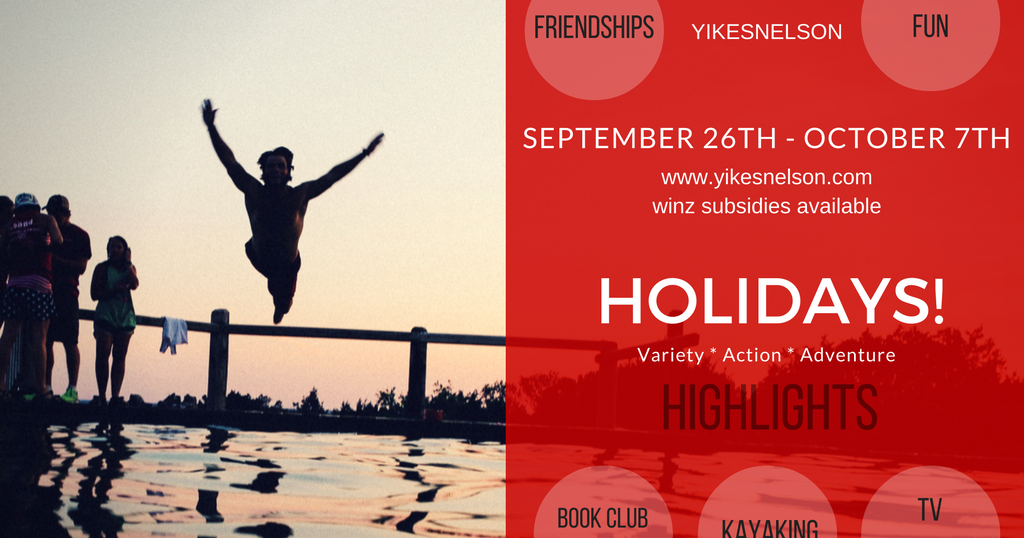 September/October Holidays now upon us!