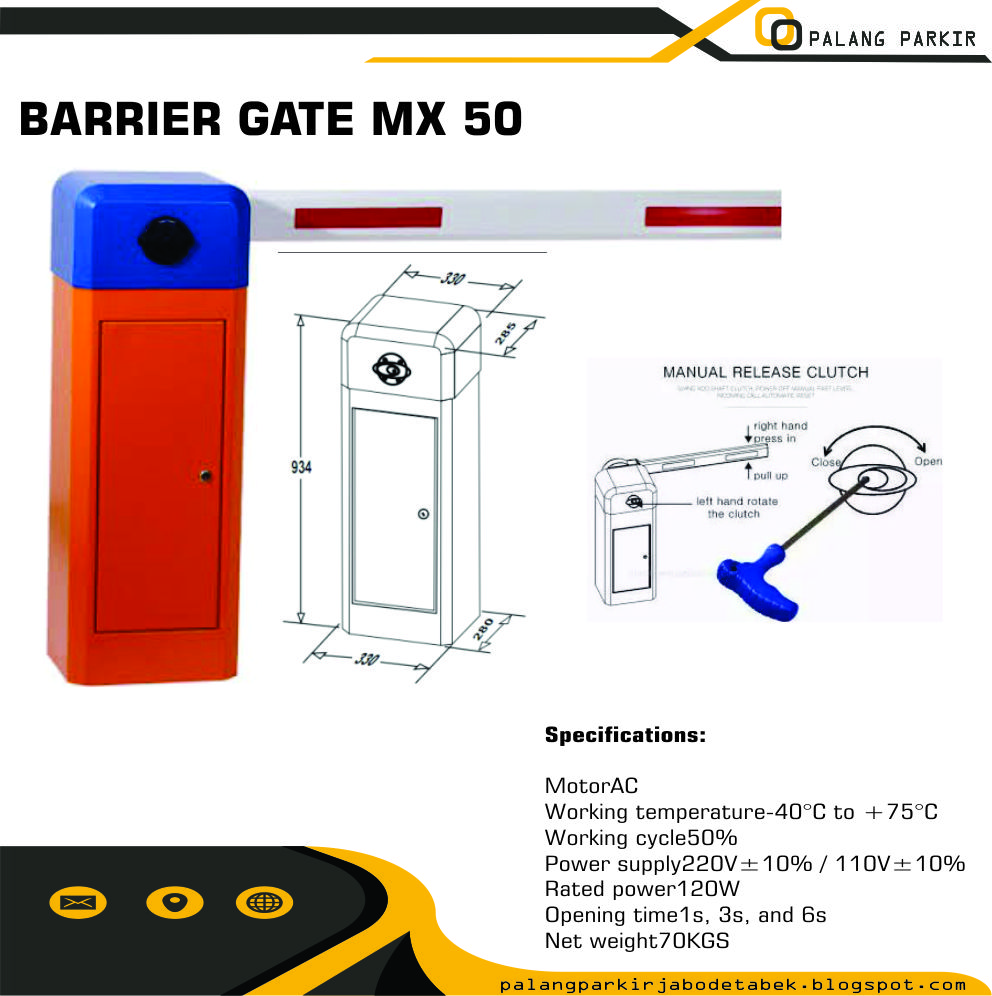 Jual Palang Parkir Jabodetabek | Jual Paket Alat Parkir Murah | Jual