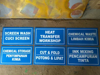 Signage Ruangan PT SML Indonesia Private Semarang