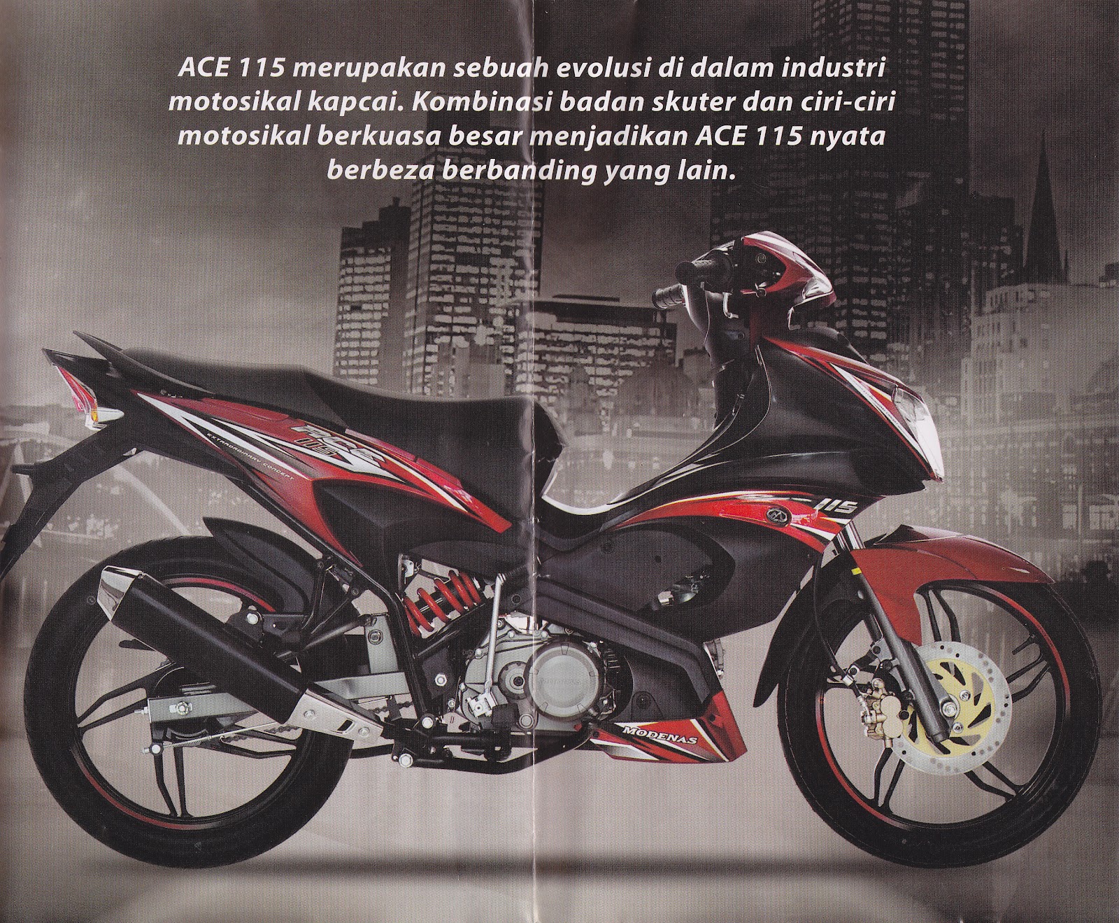 Bkz Bikerz Jerteh: Modenas Ace 115 - Evolusi Impian