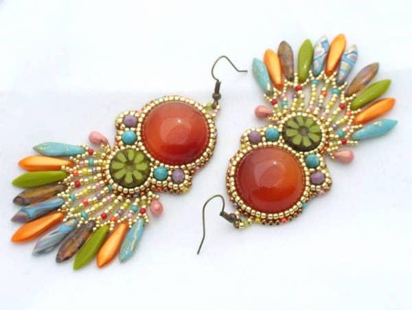 Beautiful Bead Embroidery Jewelry Design Tutorials and Kits by ...