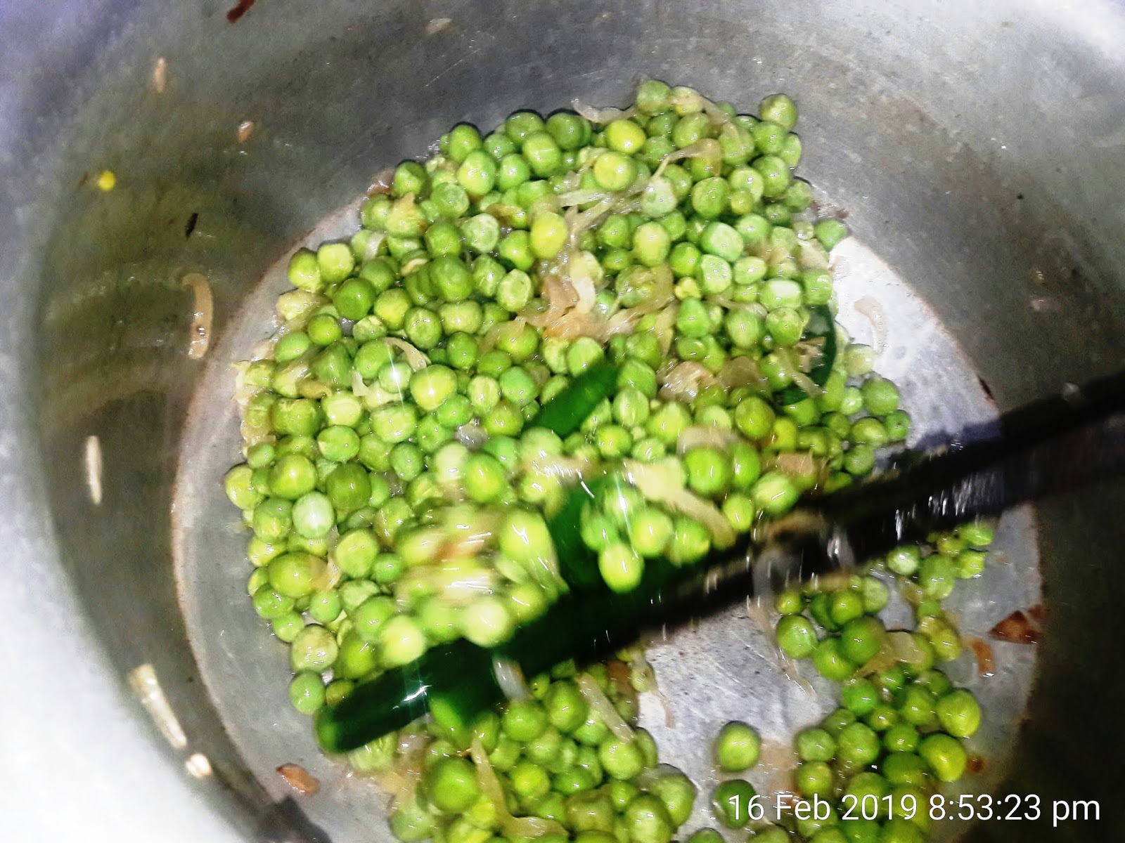 Fried Matar Masala Recipe - Yummy Traditional