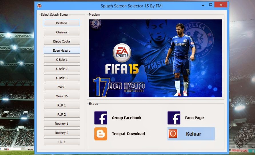 Splash Screen Selector FIFA 15 by FMI ~ FIFA Modder Indo