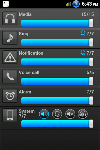 Volume Control + controls volume on Android smartly - Droidiser