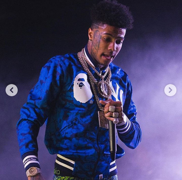 American Artist, Blueface, Signs Autograph On US Dollar And Ladies Backside