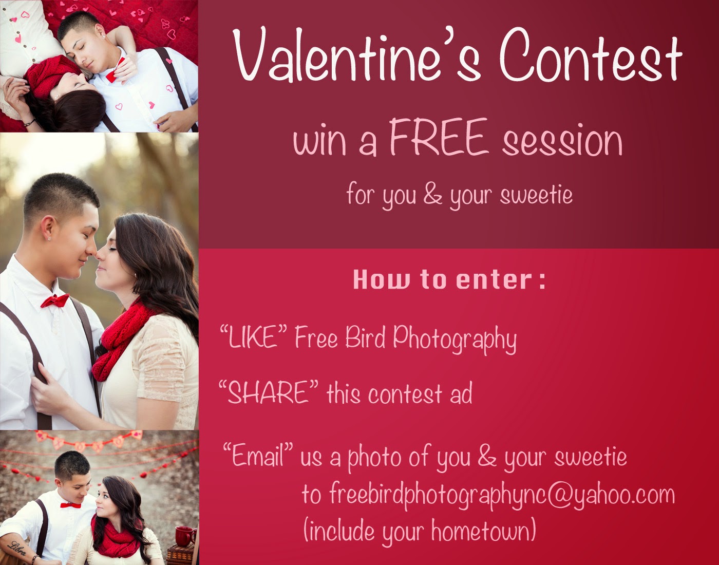 Free Bird Photography's Blog: Valentine's Contest