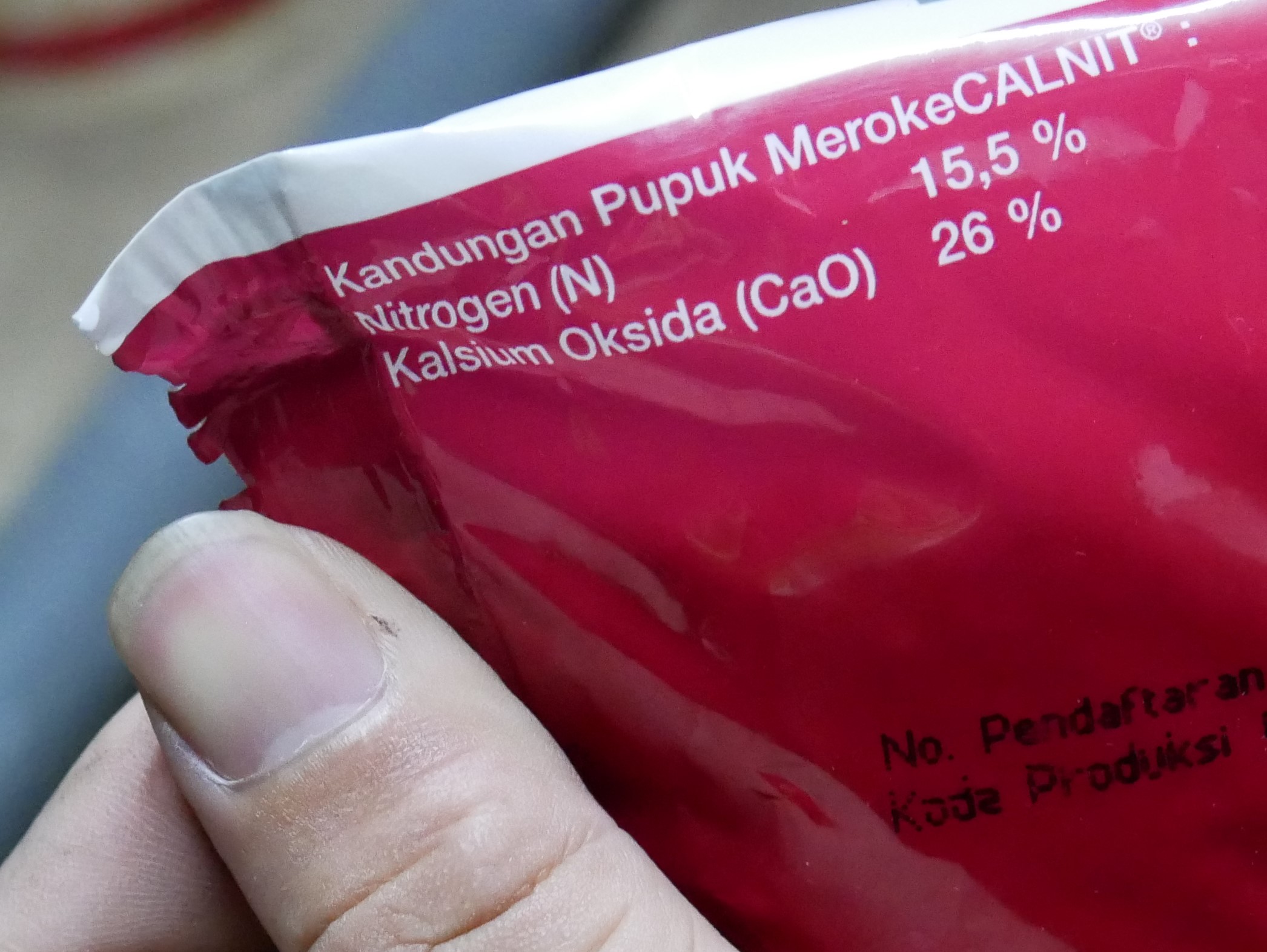 Pupuk Kalsium Nitrat Meroke Calnit 1KG Pertumbuhan Cepat