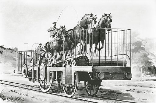 The Impulsoria: A Horse Powered Railway Engine