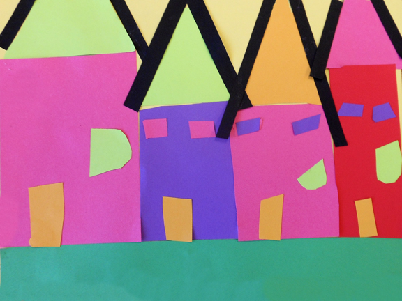 Earl Warren Arts: First Grade: Cityscapes