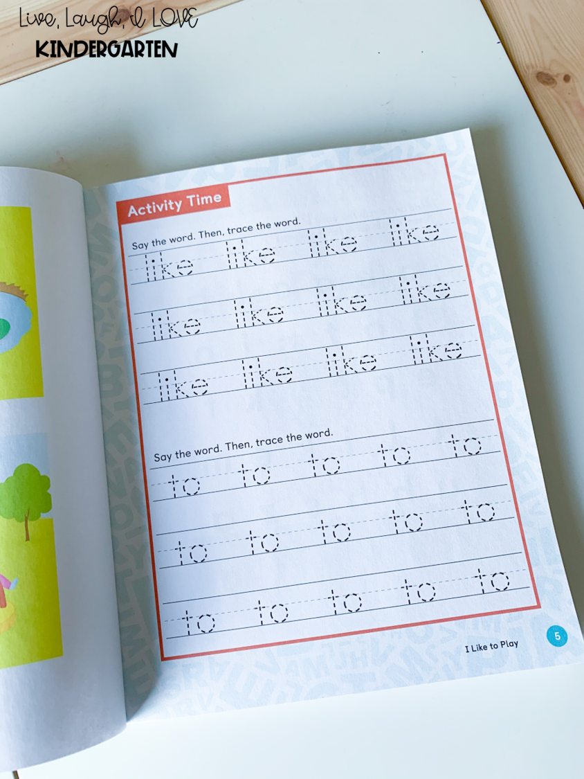 After each story, there is a writing activity and a coloring type ...