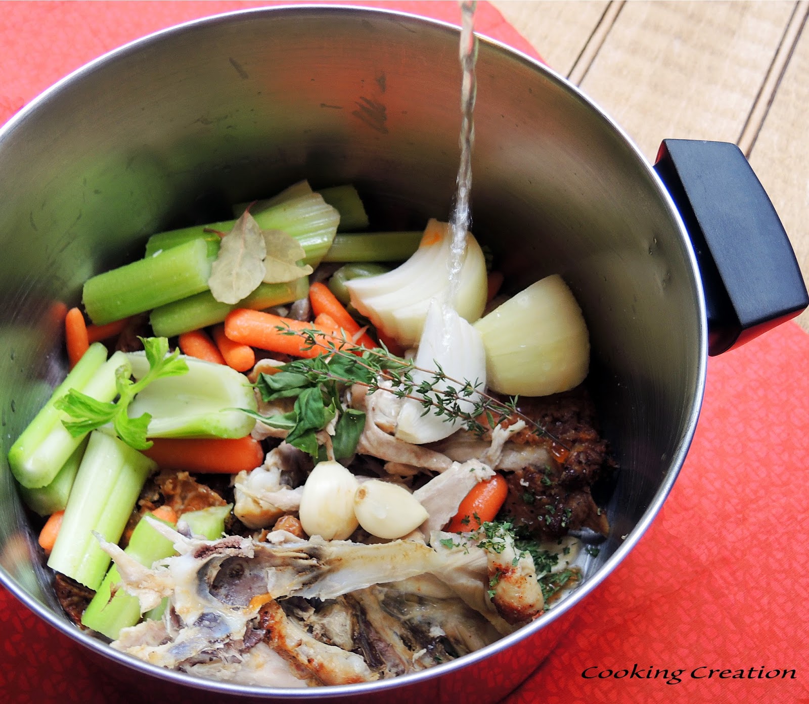 Cooking Creation: Homemade Chunky Chicken Noodle Soup