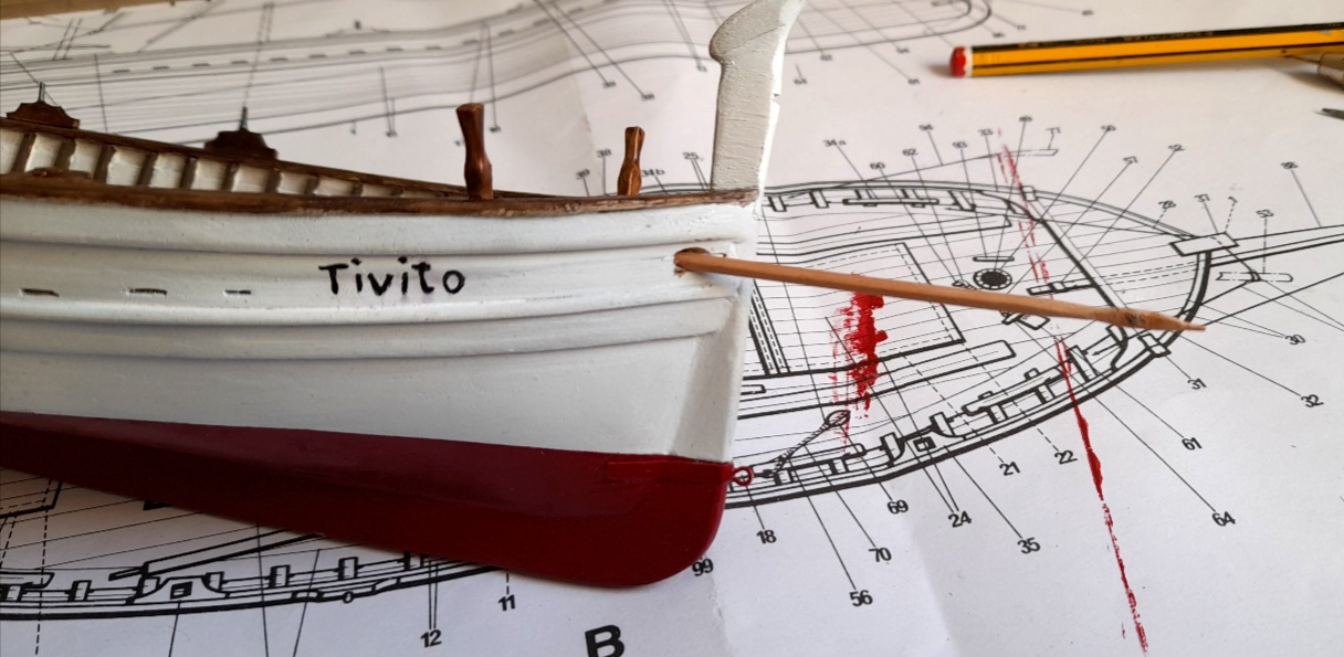 modelismo de peazo-gato: Llaut (corel 1/25) , 11°