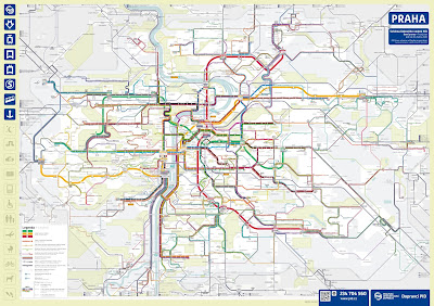 dopravacz : NOVÁ DOPRAVNÍ MAPA PRAHY ZOBRAZUJE KAŽDOU LINKU I ZASTÁVKU