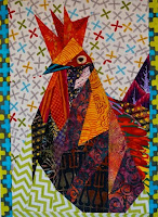 5 Quilt Patterns for the Year of the Rooster 2017 - Beautiful Rooster ...