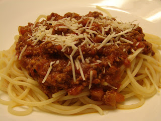 A Bear in the Kitchen: Food Nanny's Spaghetti and Meat Sauce