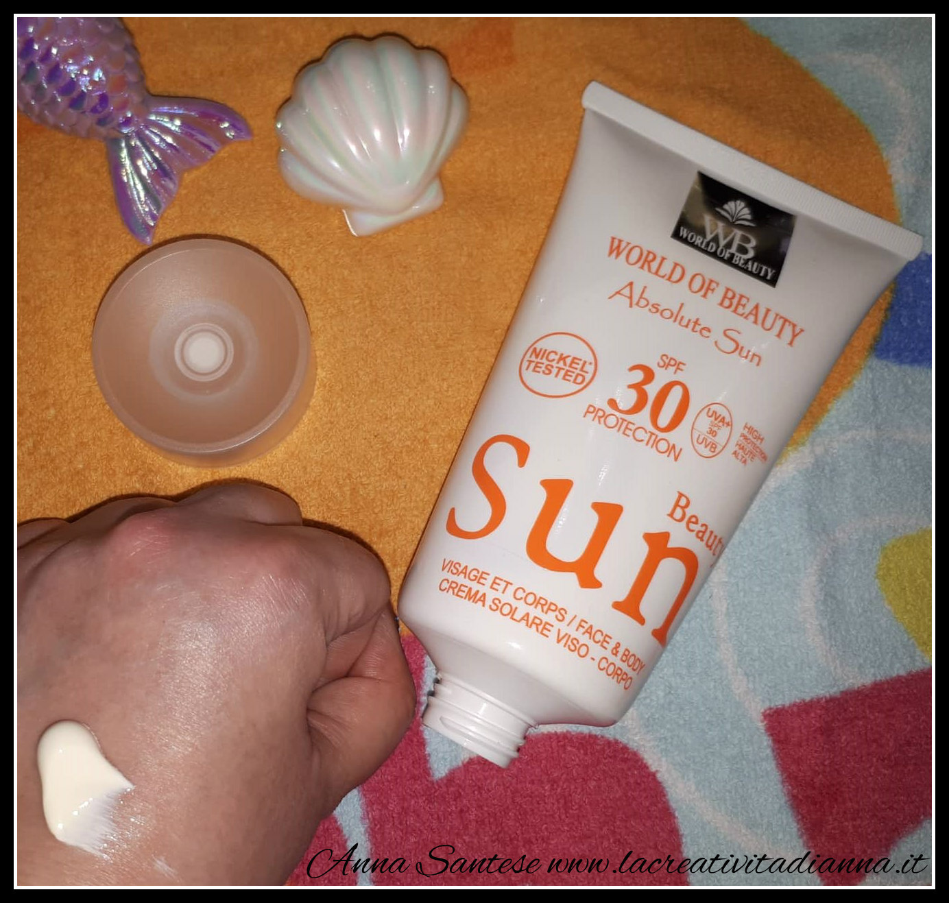 La Creatività di Anna!!!: Crema Solare ABSOLUTE SUN SPF 30 di World of ...