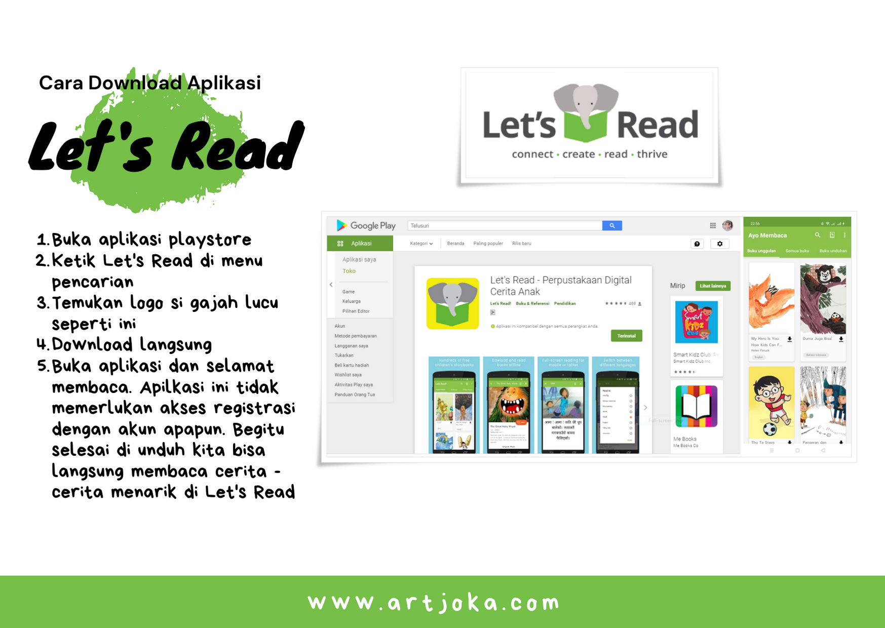 Let's Read Aplikasi Membaca Online Yang Menyenangkan - Artjoka - A ...