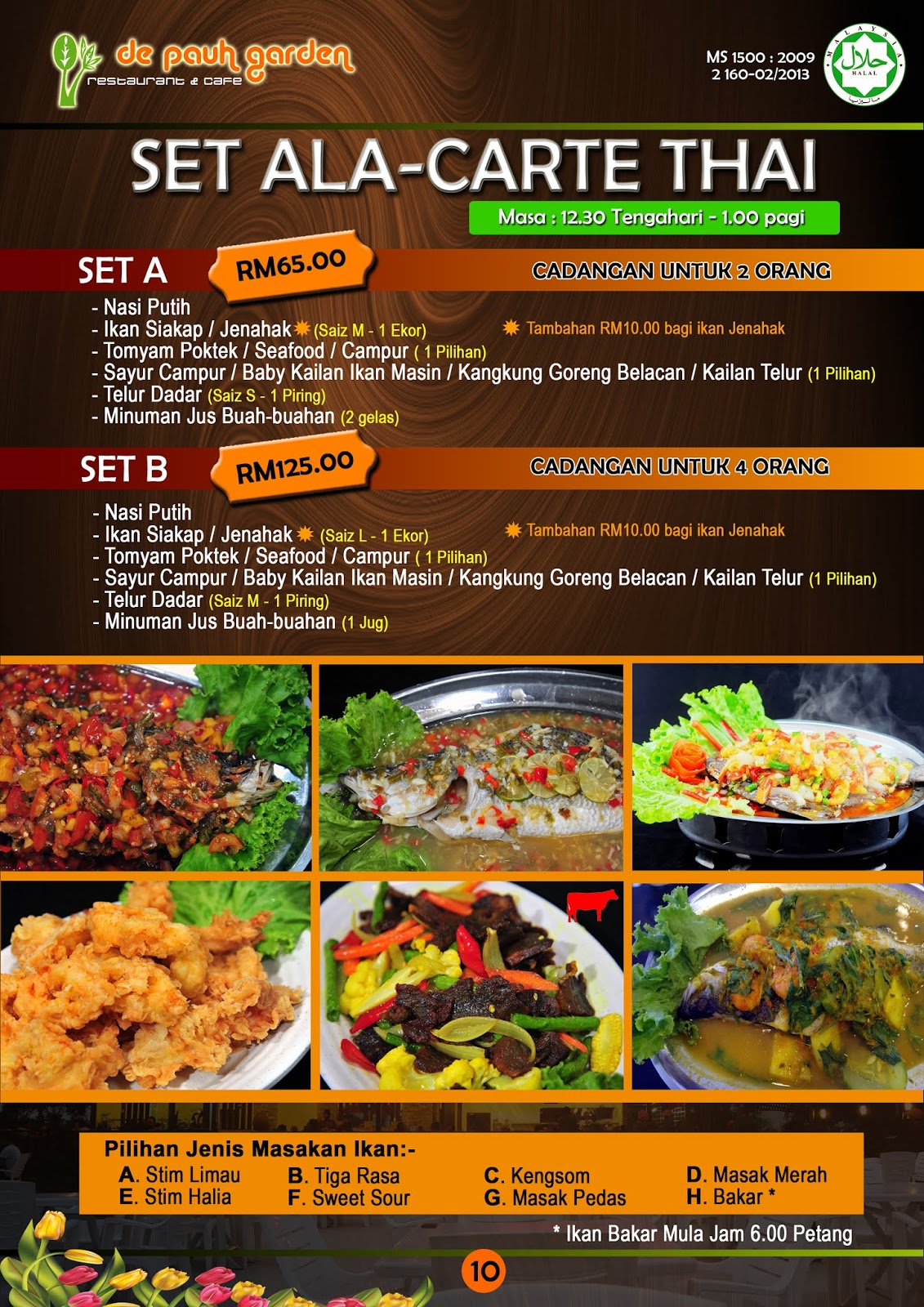 De Pauh Garden: Set Thai