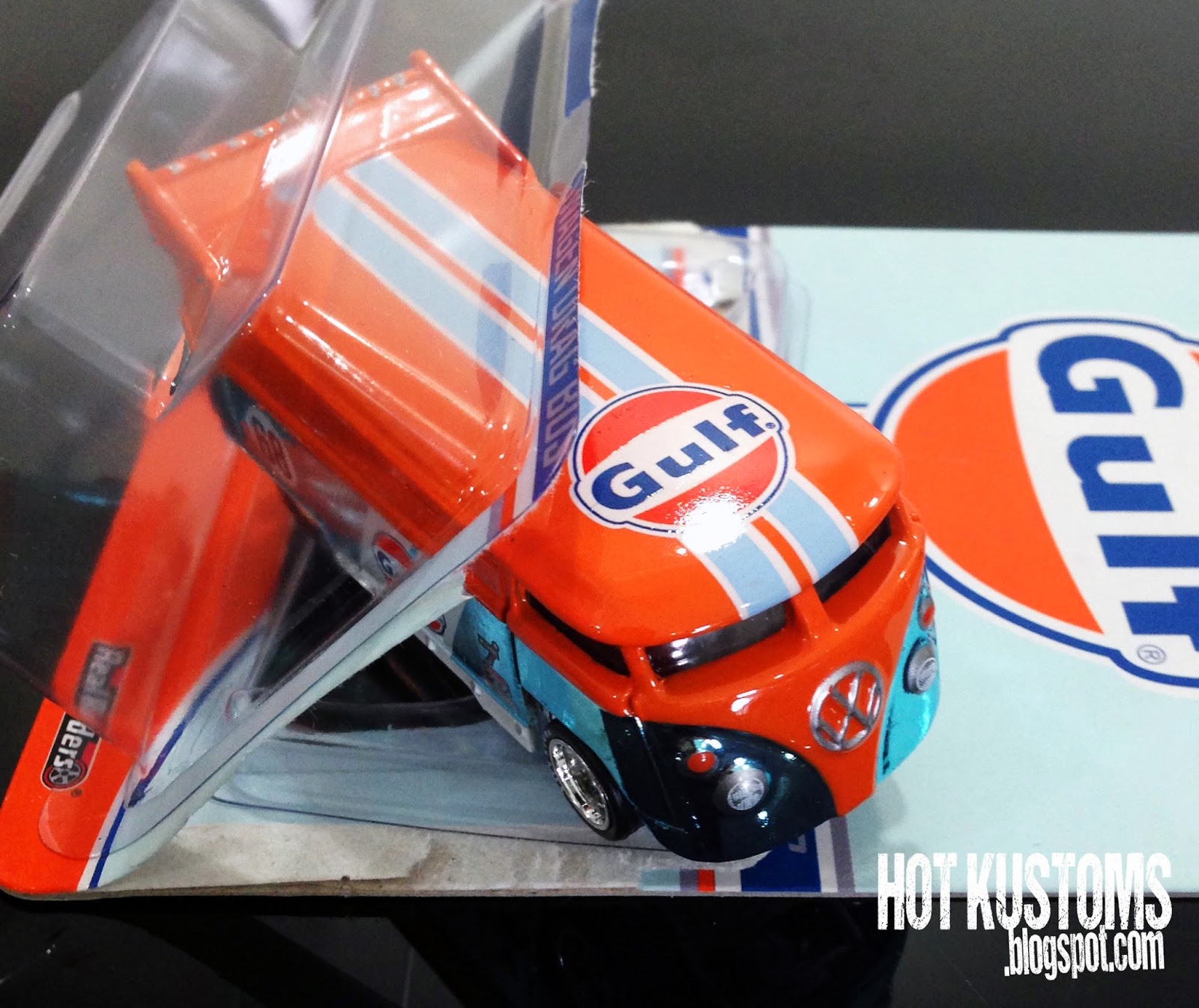 Hot Kustoms Mini Cars: 2014 RLC Gulf Racing Drag Bus