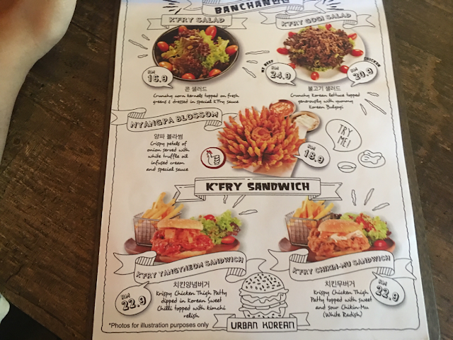 REVIEW K FRY URBAN KOREAN, IOI CITY MALL PUTRAJAYA - faraamusa.blogspot.com